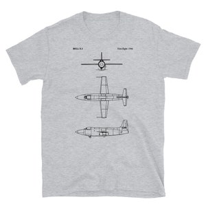 BELL X-1 Kurzarm Unisex T-Shirt / Pilot, Flugzeug, Flugzeug-Liebhaber ...