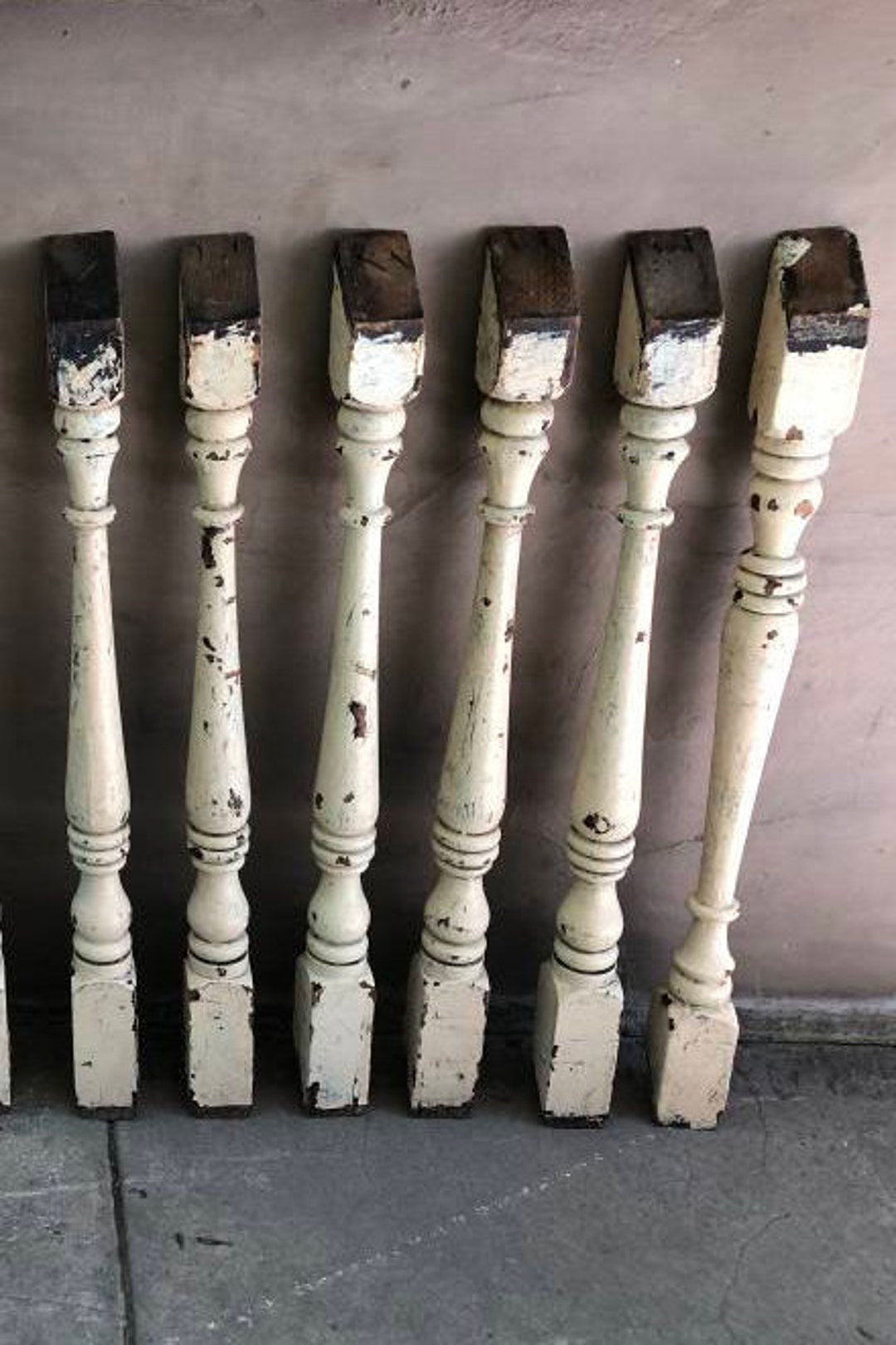 Set of 6 Antique Architectural Salvage Vintage Shabby Chic Wooden ...