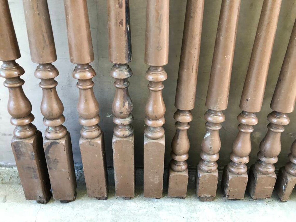 Set of 14 Antique Architectural Salvage Vintage Wooden - Etsy