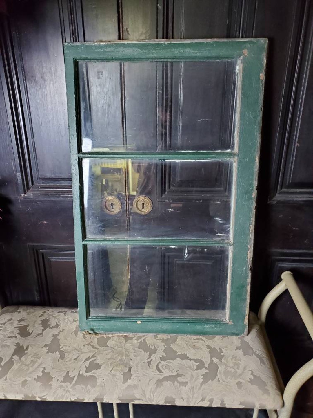Antique Architectural Salvaged 3 Panel Window Panes. Large Quantity ...