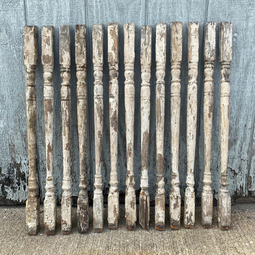 Antique Architectural Salvage Set of 13 Oak Balusters - Etsy