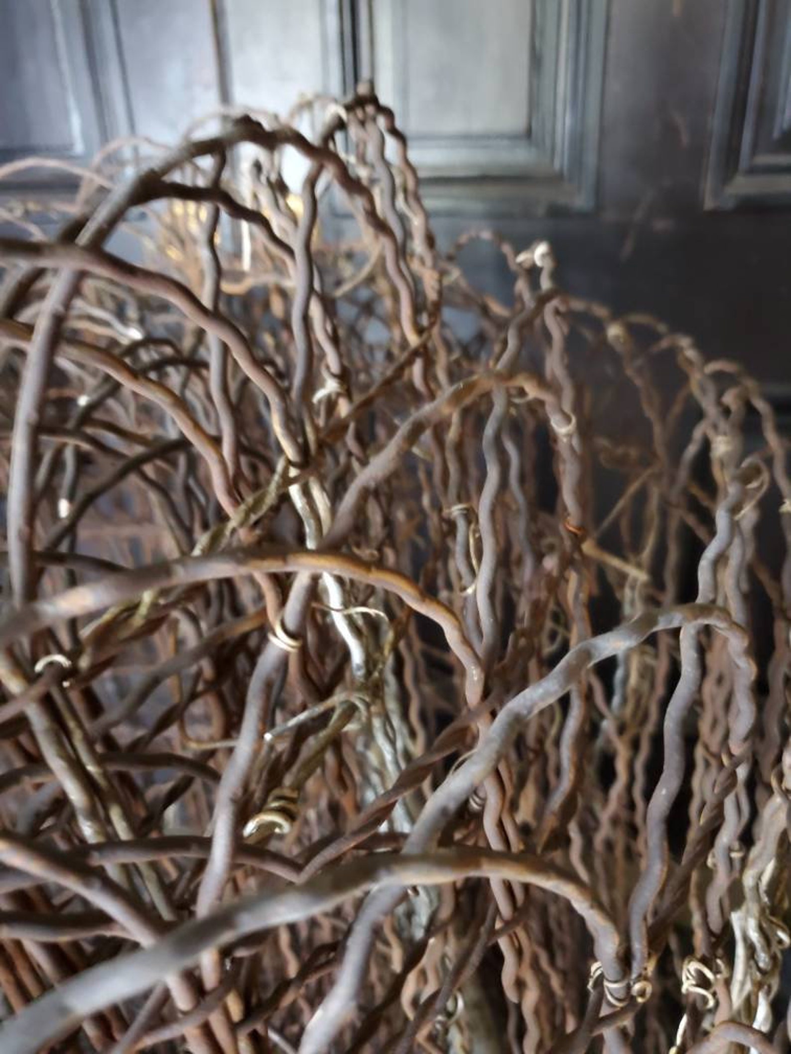 50' X 3' Tall Antique Double Loop Woven Wire Old Fashioned Yard Fence ...