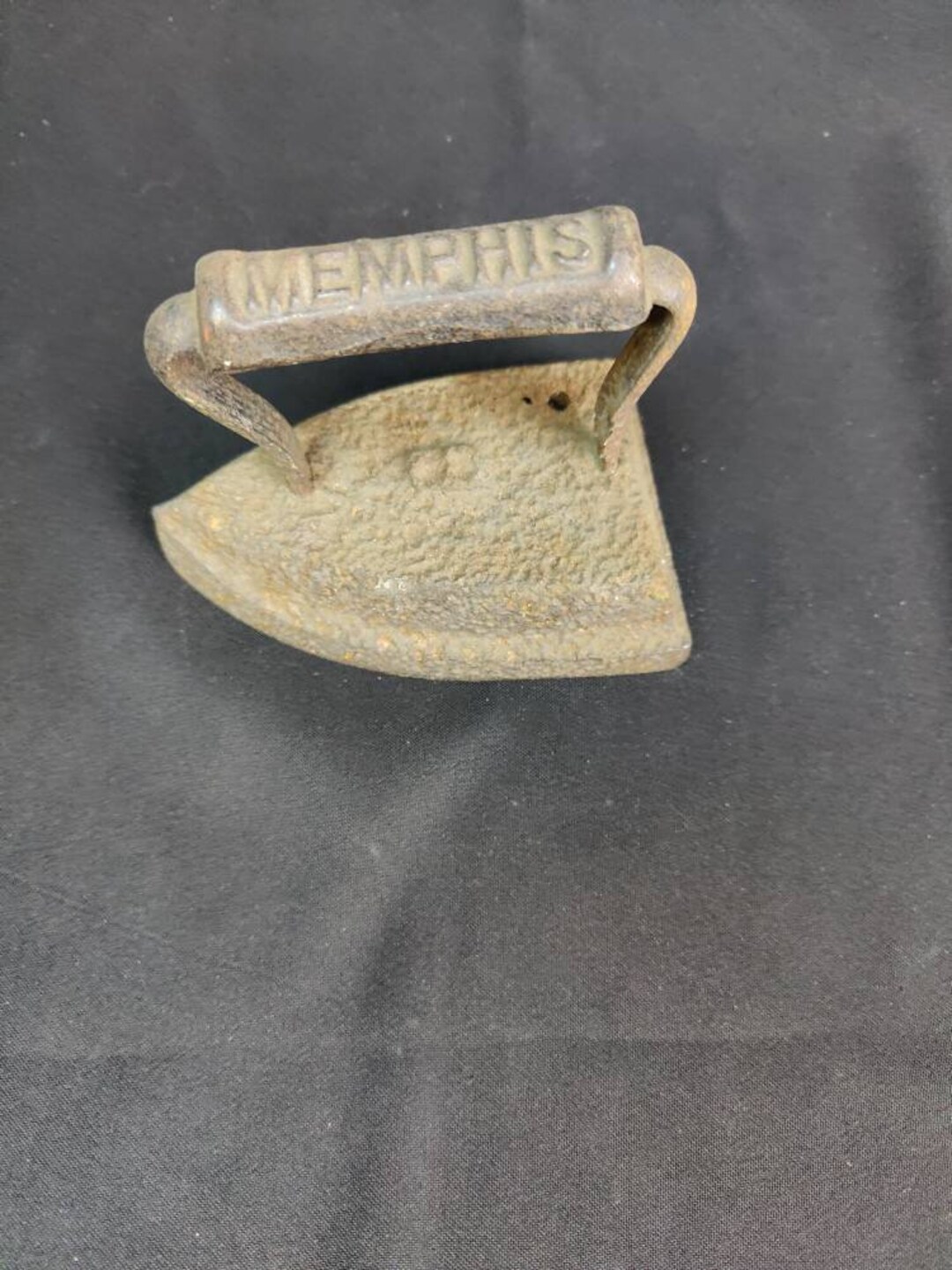Antique Cast Iron Clothes Iron With Memphis on Handle - Etsy