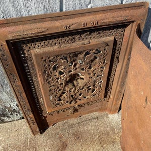 Antique Architectural Salvage Victorian Arts and Crafts Cast Iron ...
