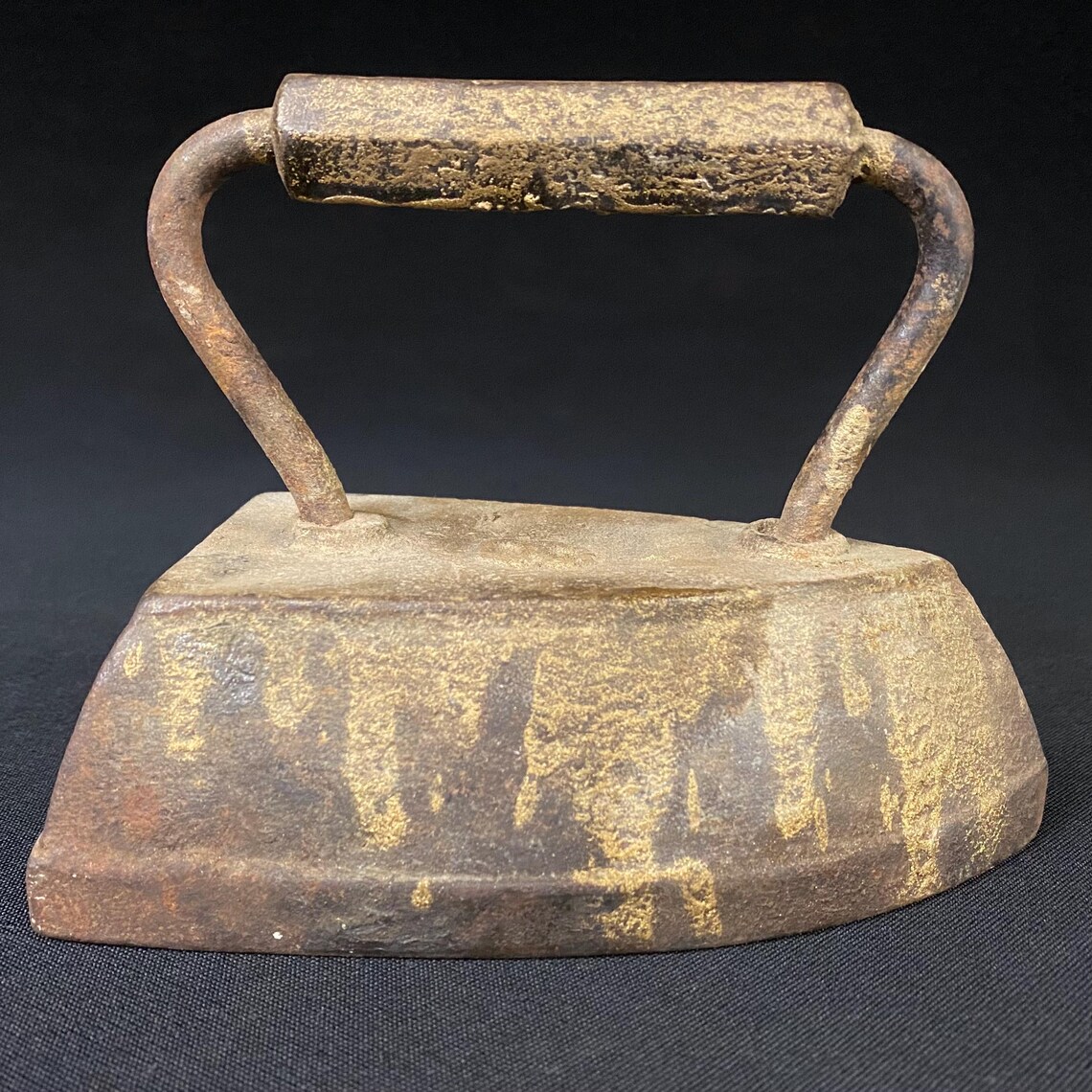 Antique Salvage Cast Iron Sad Iron Clothes Iron, A. F. & MFG Marked on ...