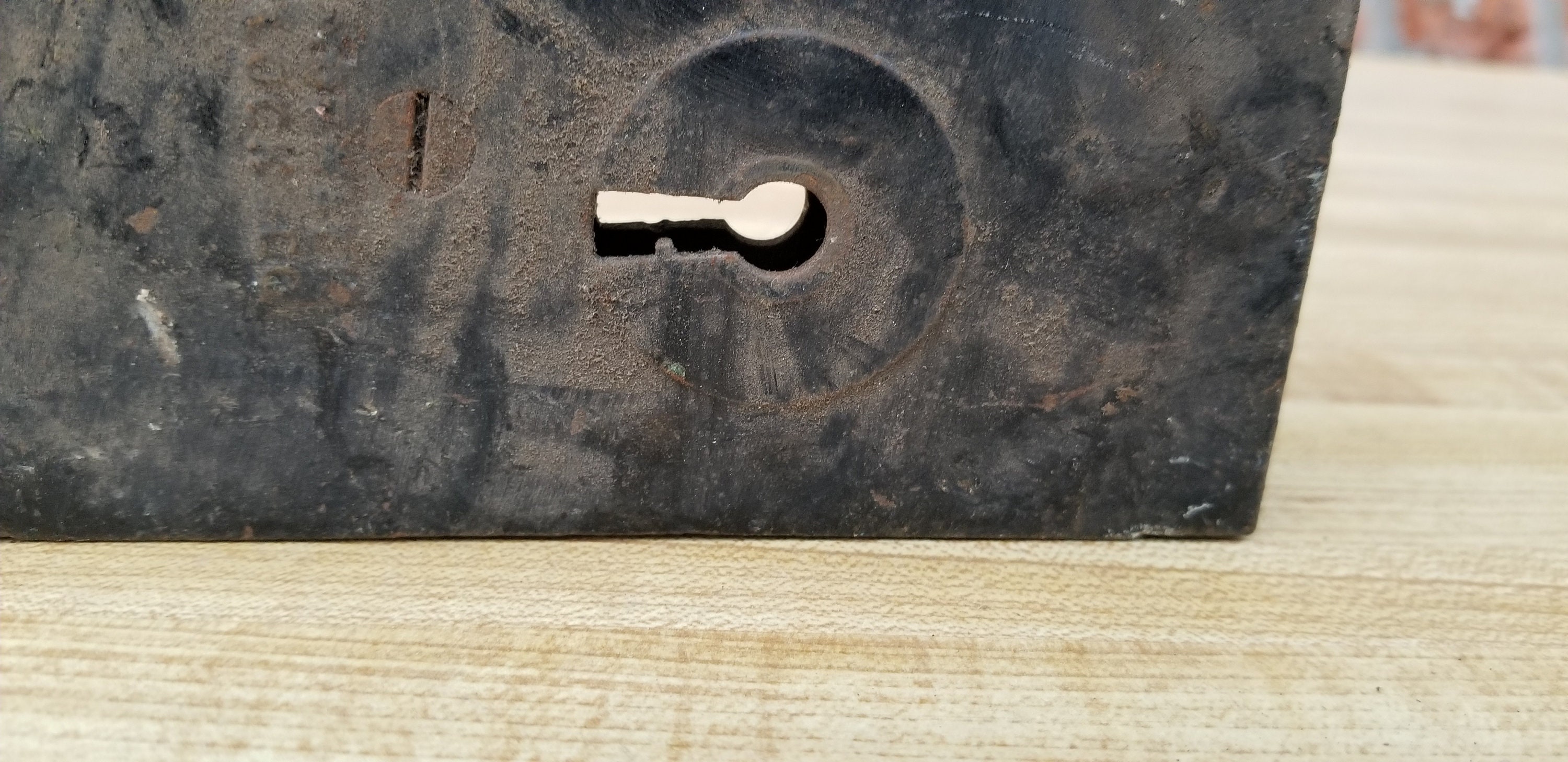 Pocket Door Lock Painted White With Unique Hand Carved Design | Etsy