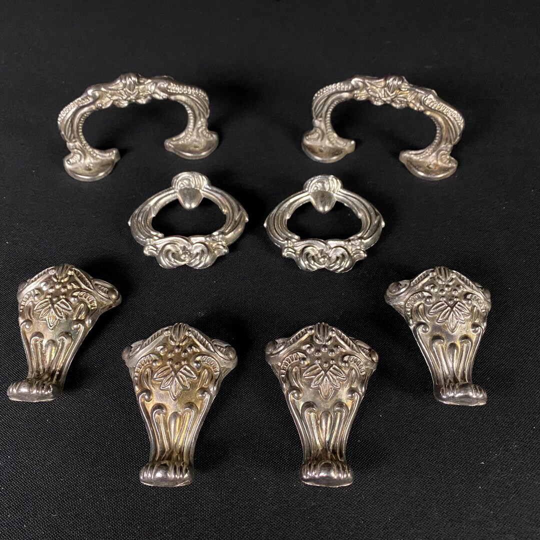 Vintage Salvage Silver Plate Components From an Old Jewelry Box - Etsy