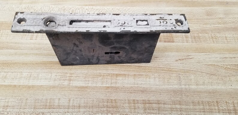 Pocket Door Lock Painted White With Unique Hand Carved Design | Etsy