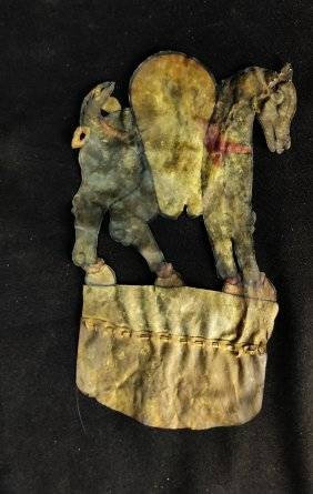 Antique Turkish Shadow Puppet Horse With Saddle - Etsy