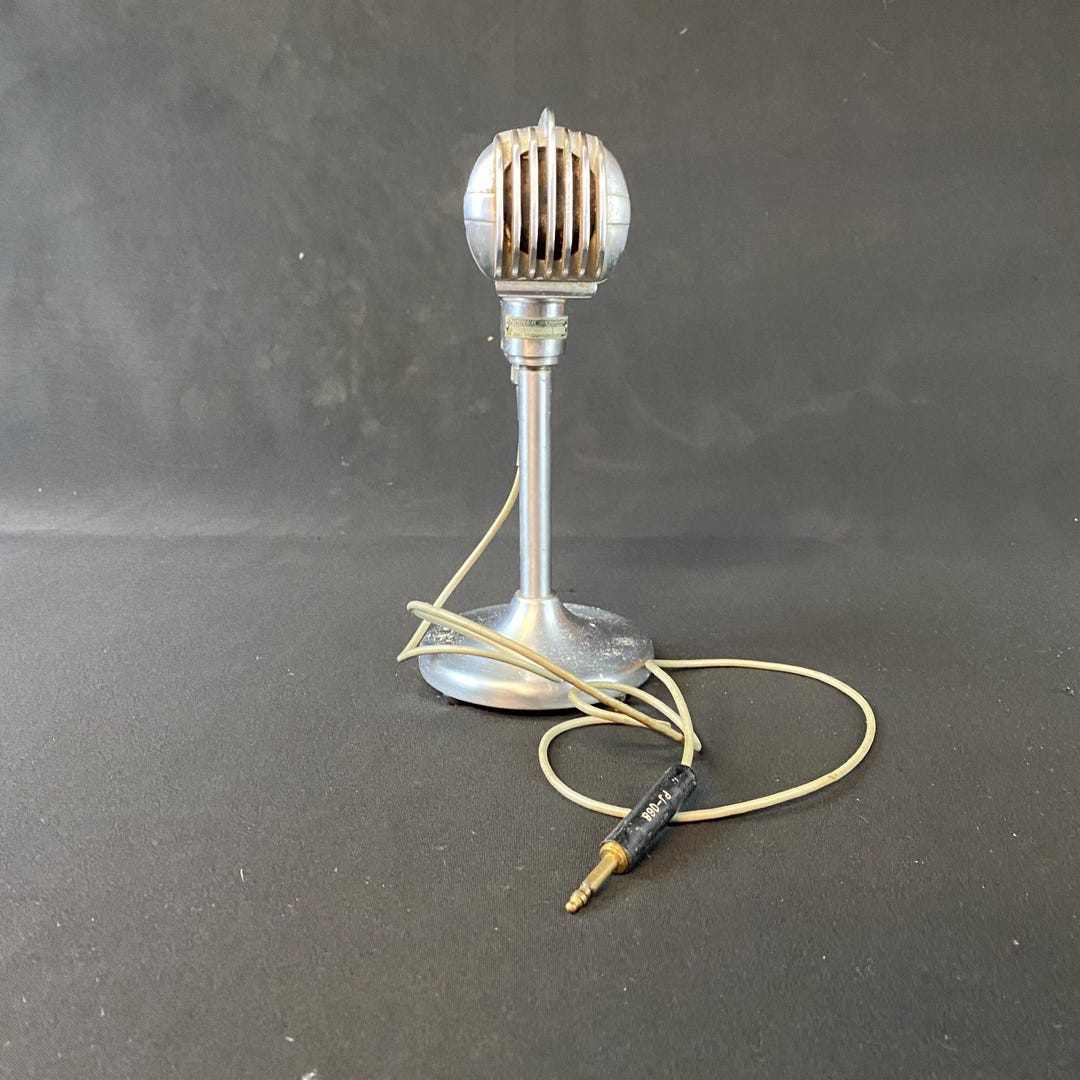Vintage 40s Microphone Turner Dynamic Brand, Free Shipping - Etsy