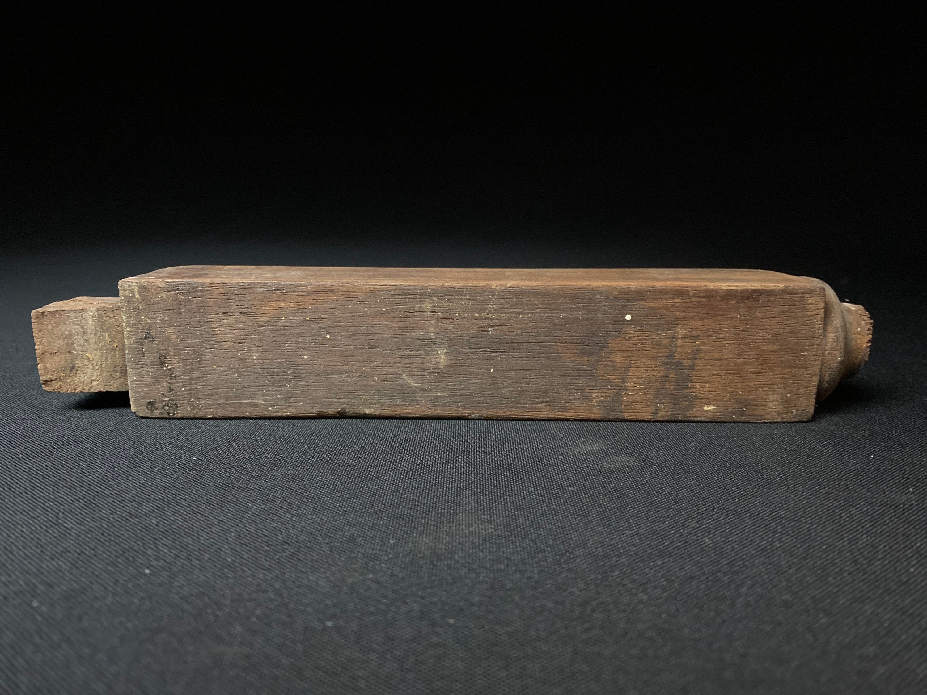 1800s Black Walnut Spindle Block End Reclaim. - Etsy