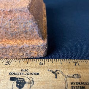 Antique Salvage Cast Iron Sad Iron Clothes Iron, Marked GENEVA, ILL on ...