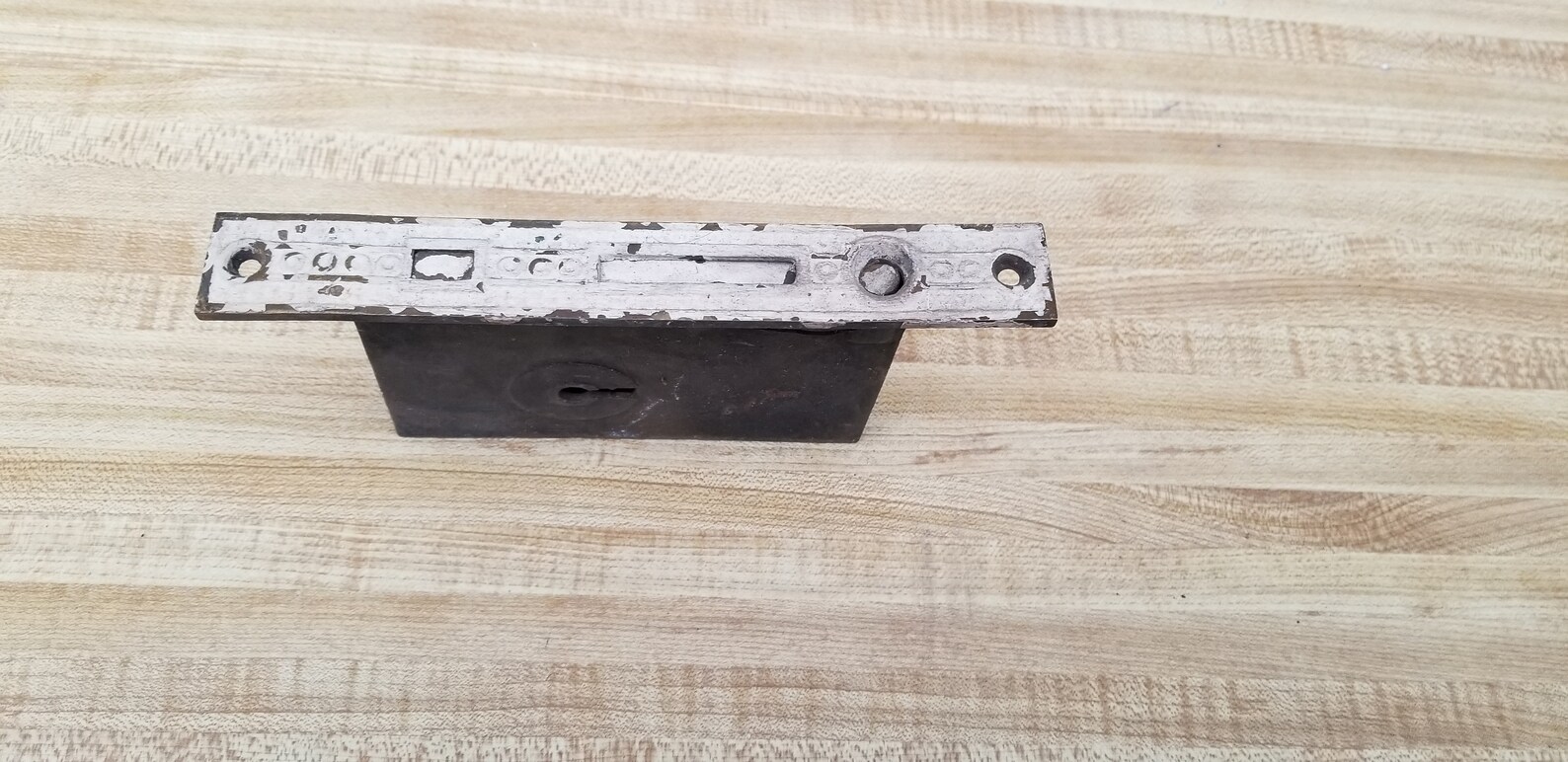 Pocket Door Lock Painted White With Unique Hand Carved Design | Etsy