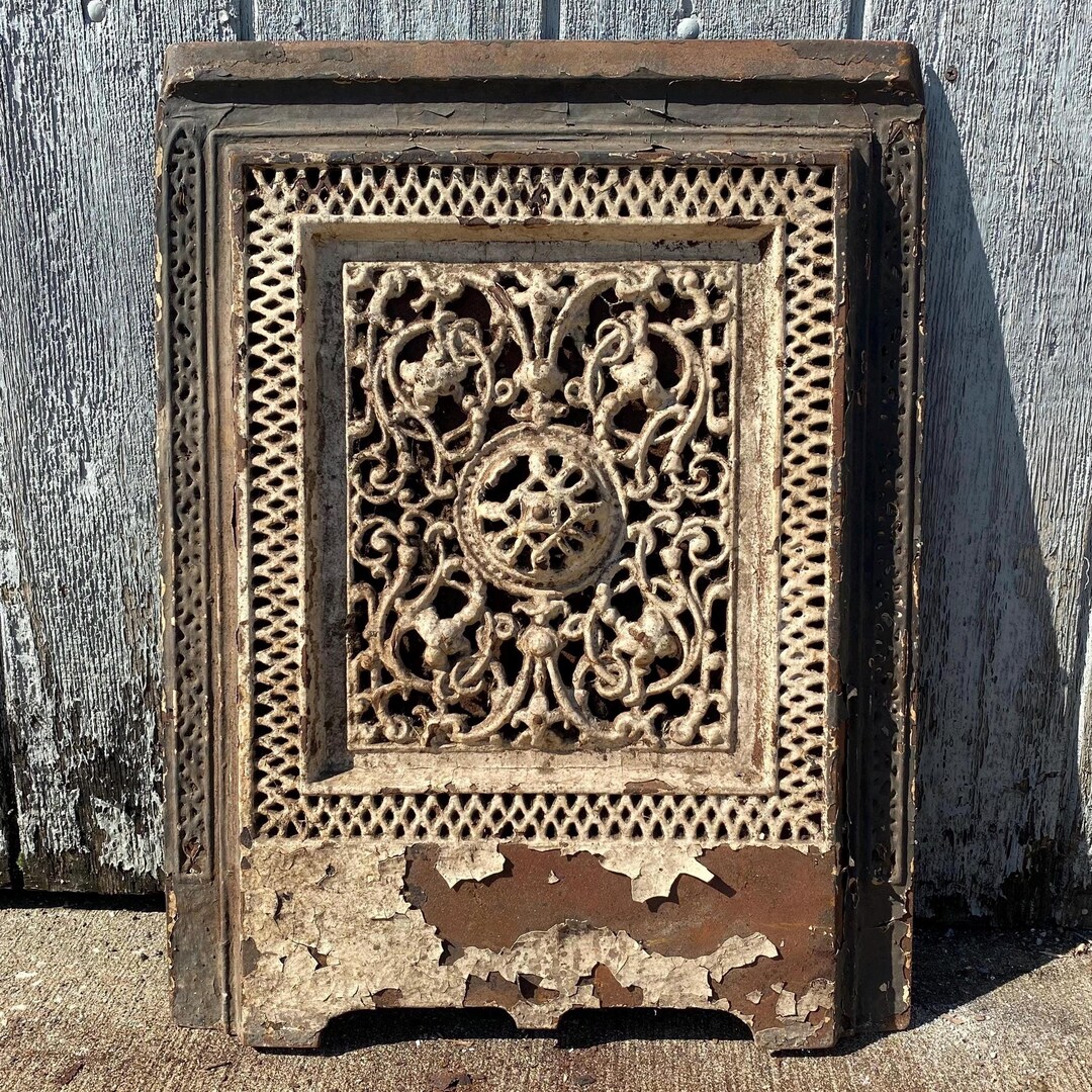 Antique Architectural Salvage Victorian Arts and Crafts Cast Iron ...