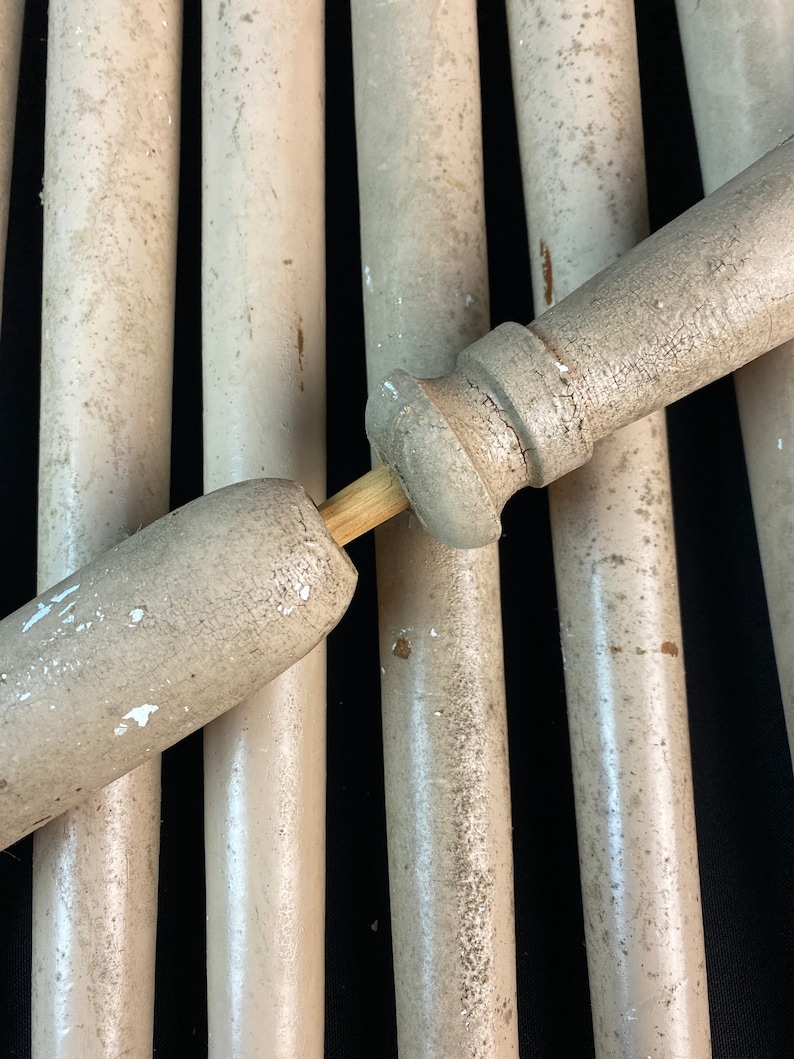 Set of 16 Antique Architectural Salvage Round Spindles. - Etsy