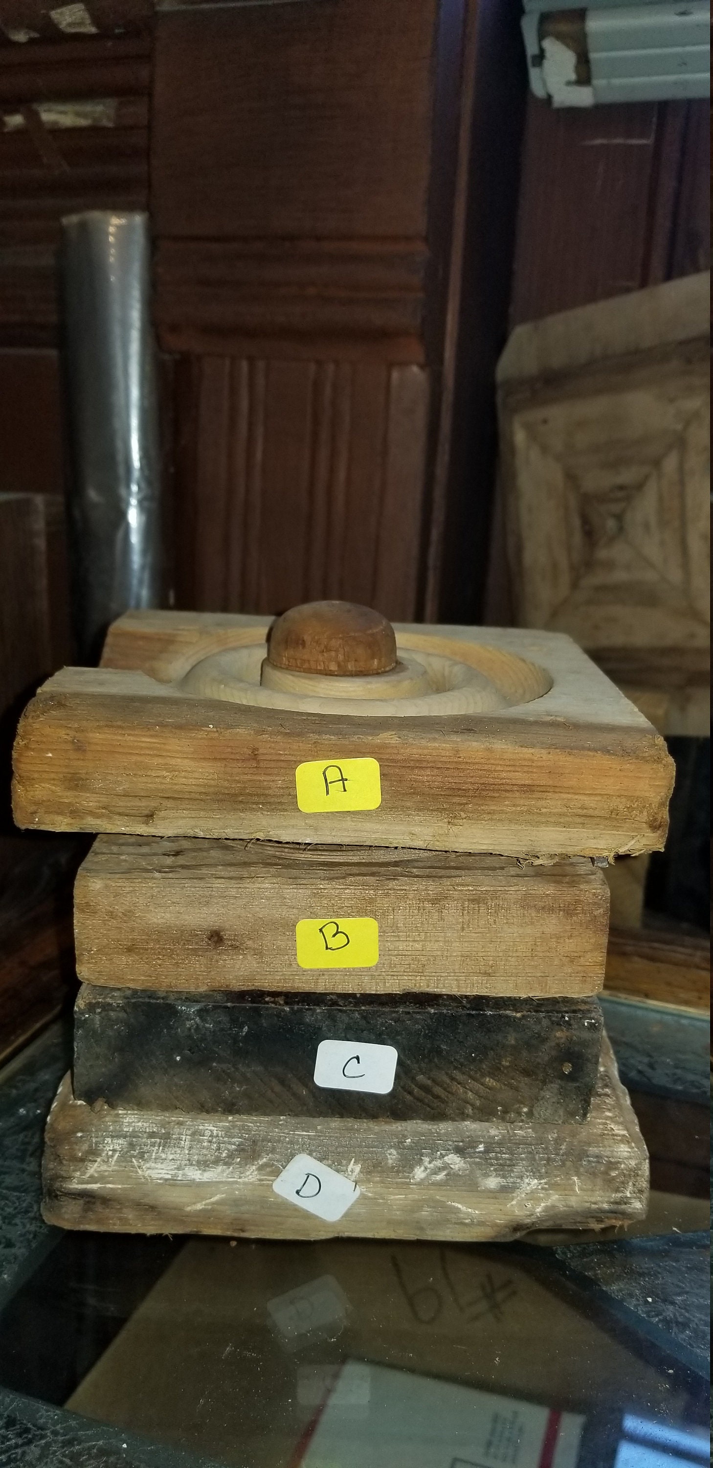 4 Mixed Uniquely Different Antique Architectural Plinth Blocks - Etsy