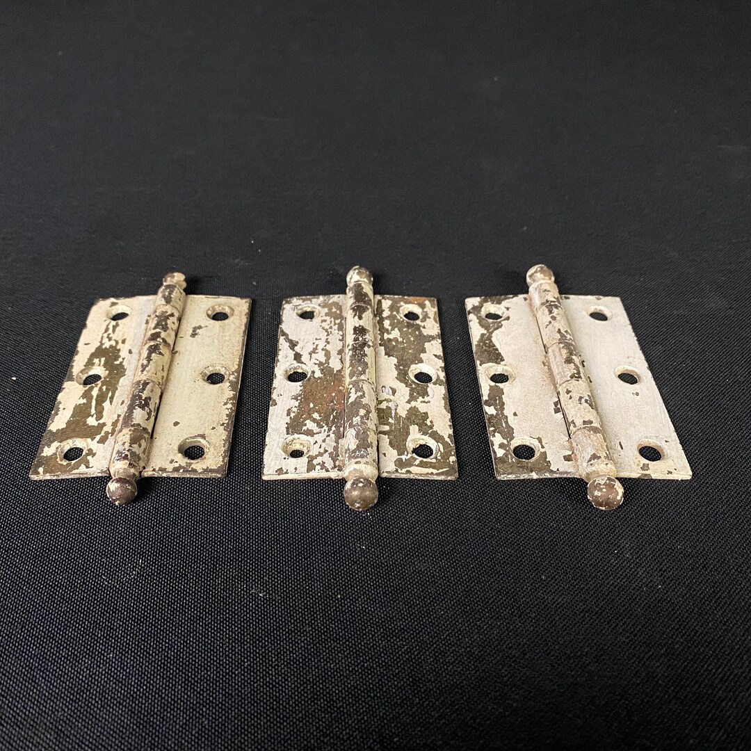 Antique Architectural Salvage Set of 3 Small Door Hinges - Etsy