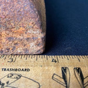 Antique Salvage Cast Iron Sad Iron Clothes Iron, Marked GENEVA, ILL on ...