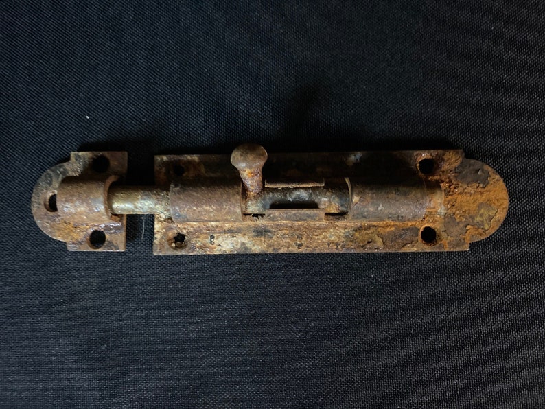 Antique Architectural Salvage Sliding Barrel Bolt Lock. - Etsy