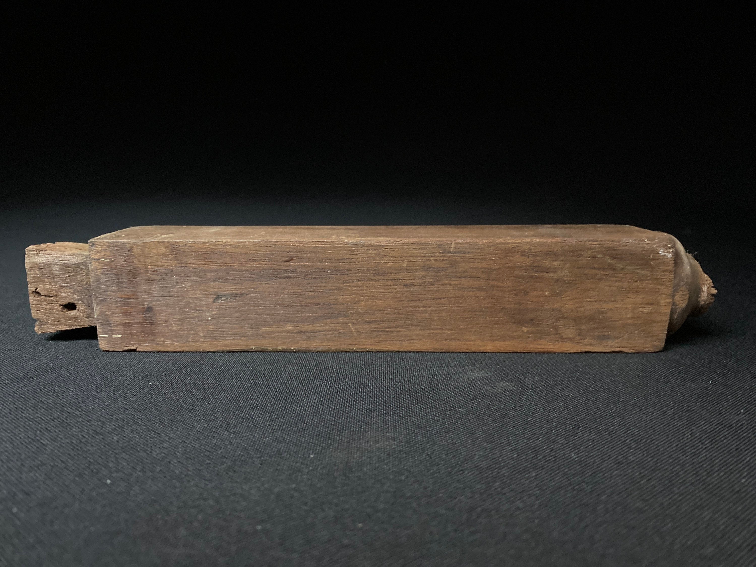 1800s Black Walnut Spindle Block End Reclaim. - Etsy