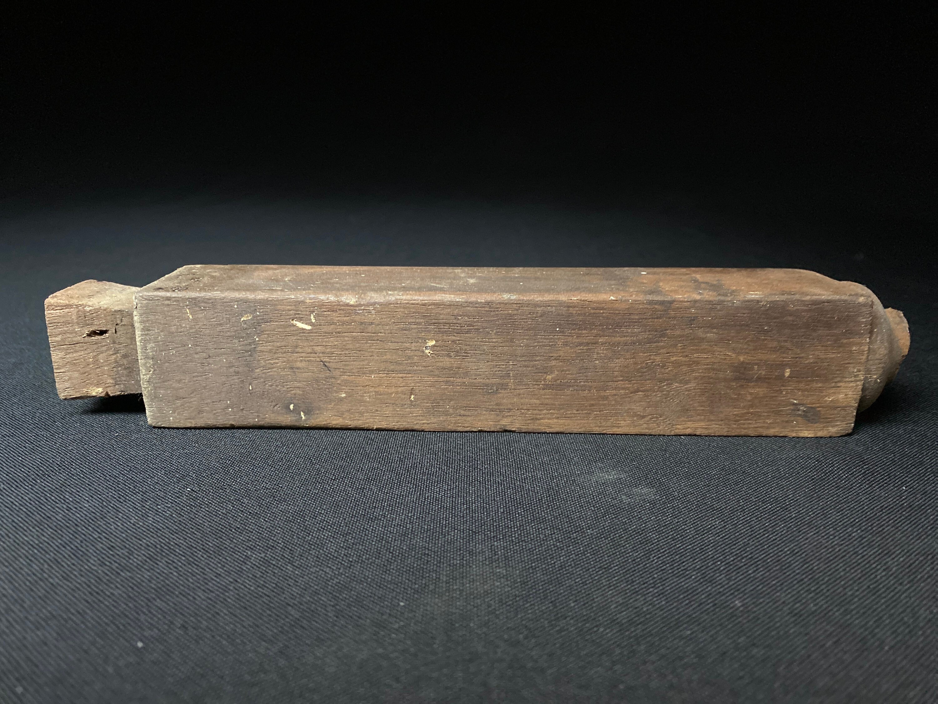 1800s Black Walnut Spindle Block End Reclaim. - Etsy