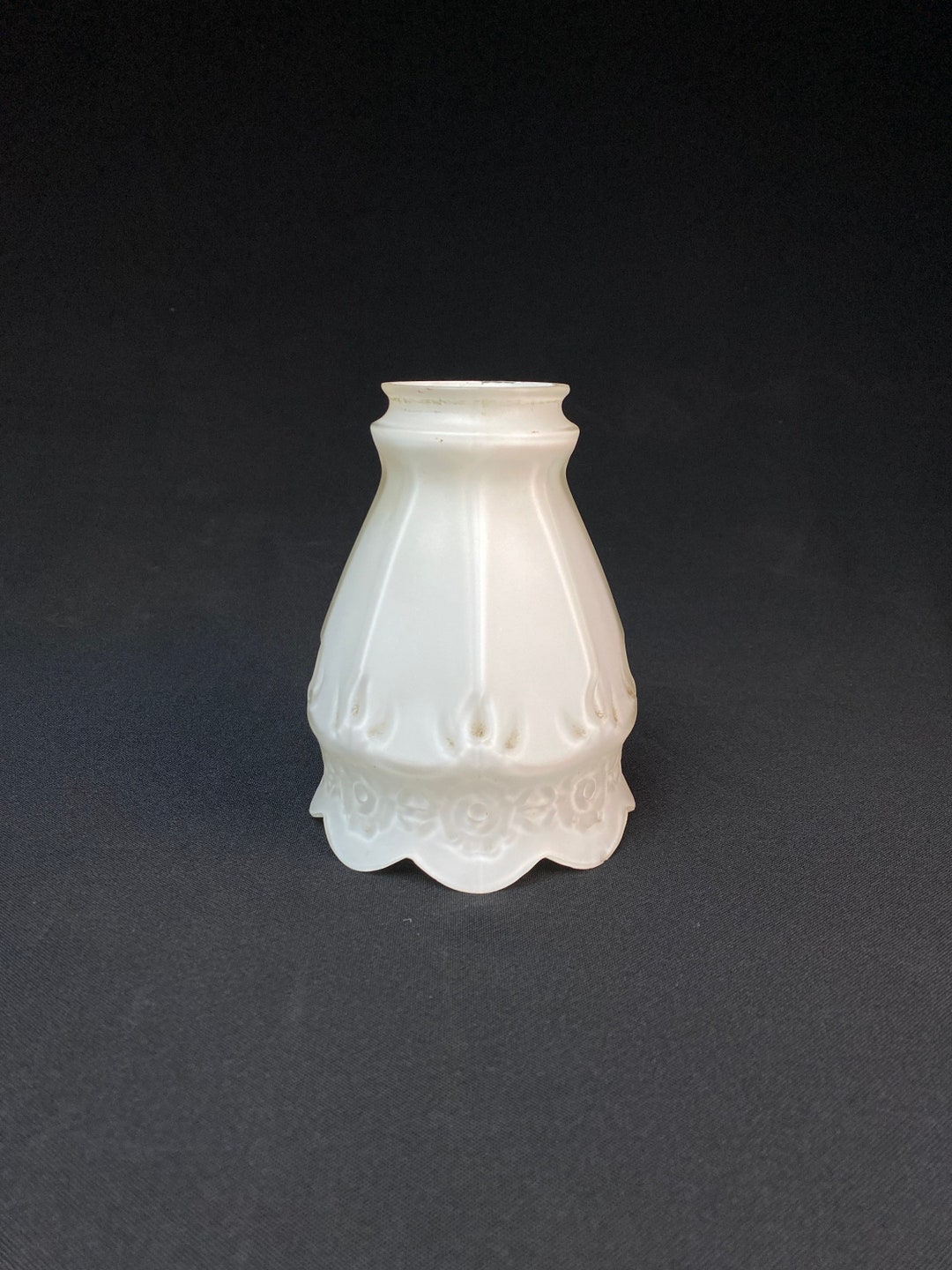 Antique Architectural Salvage Milk Glass Light Sconce. - Etsy