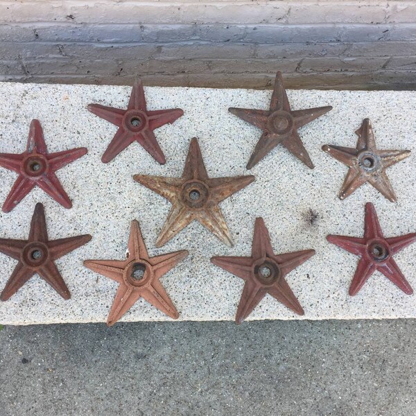 Antique Cast Iron Stars - Etsy