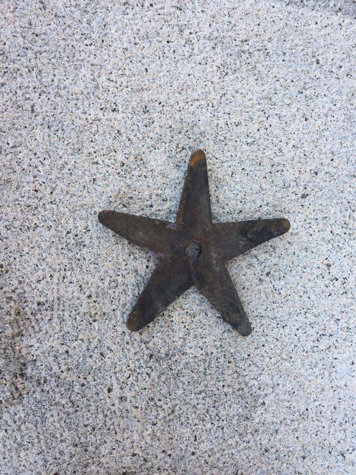 Antique Cast Iron Star Anchor Plate Rustic Architectural | Etsy