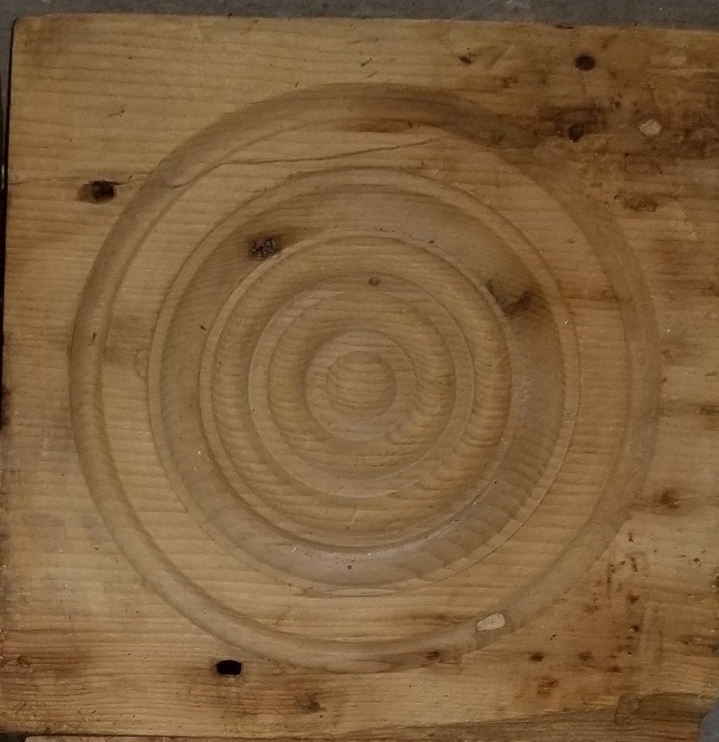 8 Large Bullseye Plinth Block-unfinished Salvaged Wood From - Etsy