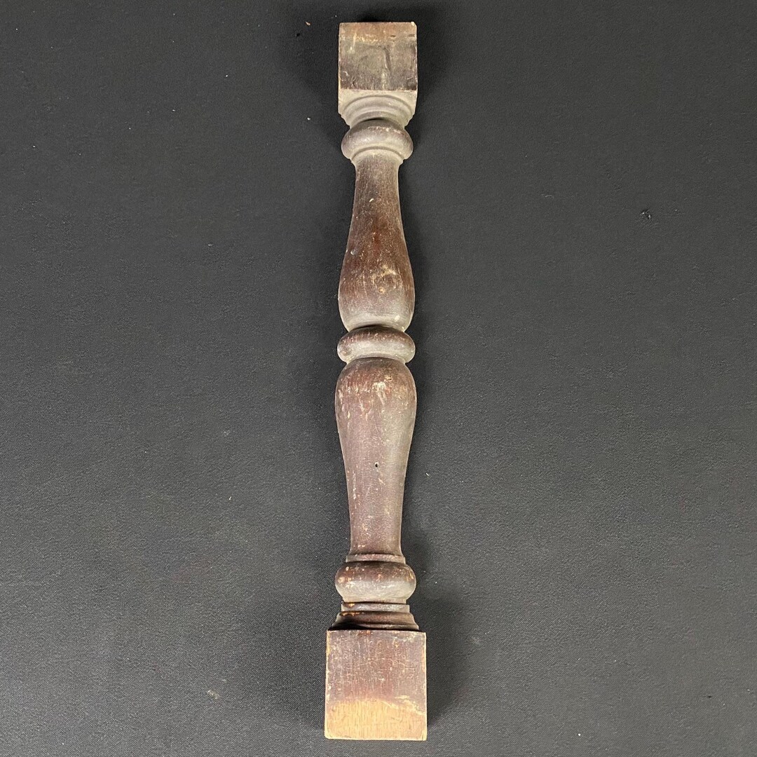 Antique Architectural Salvage Hand Made Oak Wood Half Baluster - Etsy