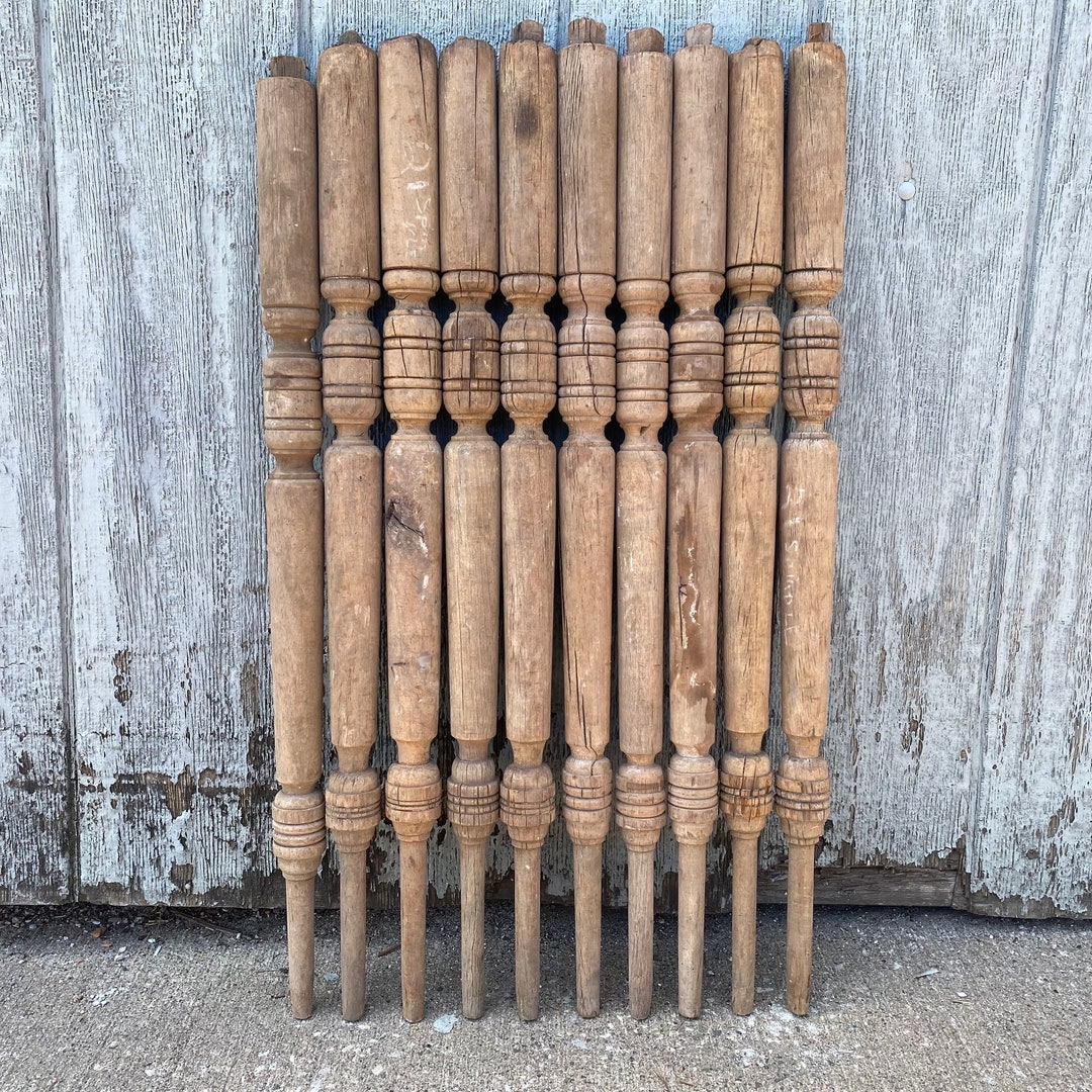 Antique Architectural Salvage Set of 10 Spindles - Etsy