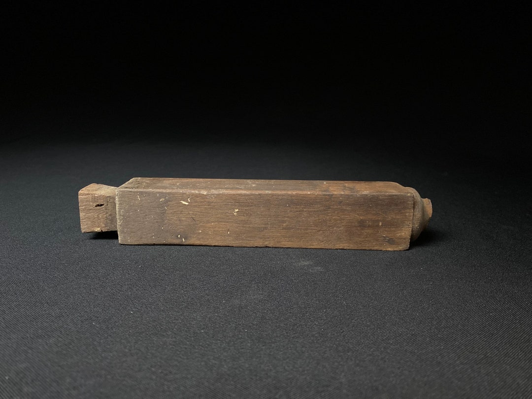 1800s Black Walnut Spindle Block End Reclaim. - Etsy