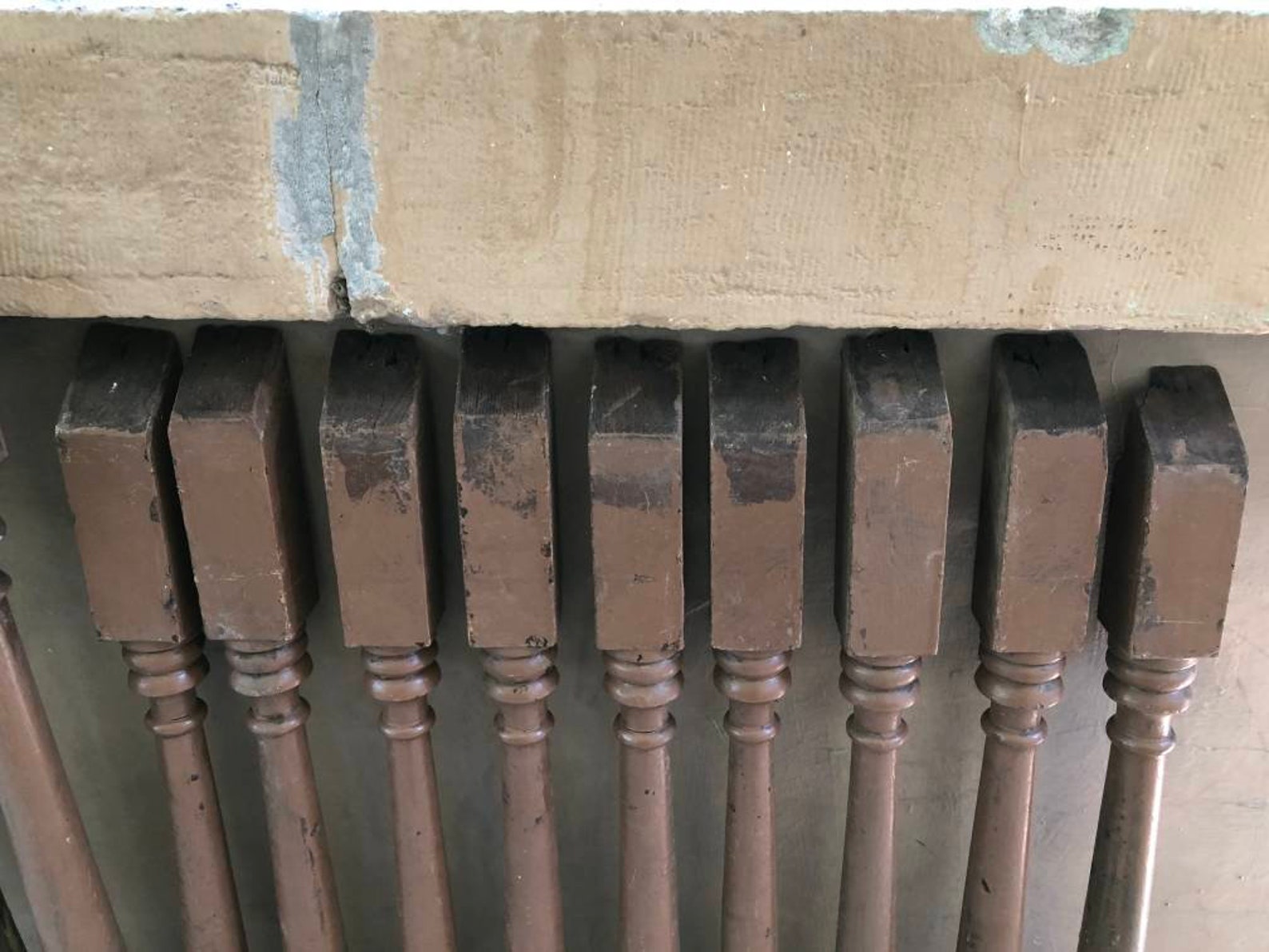 Set of 14 Antique Architectural Salvage Vintage Wooden Spindles From ...