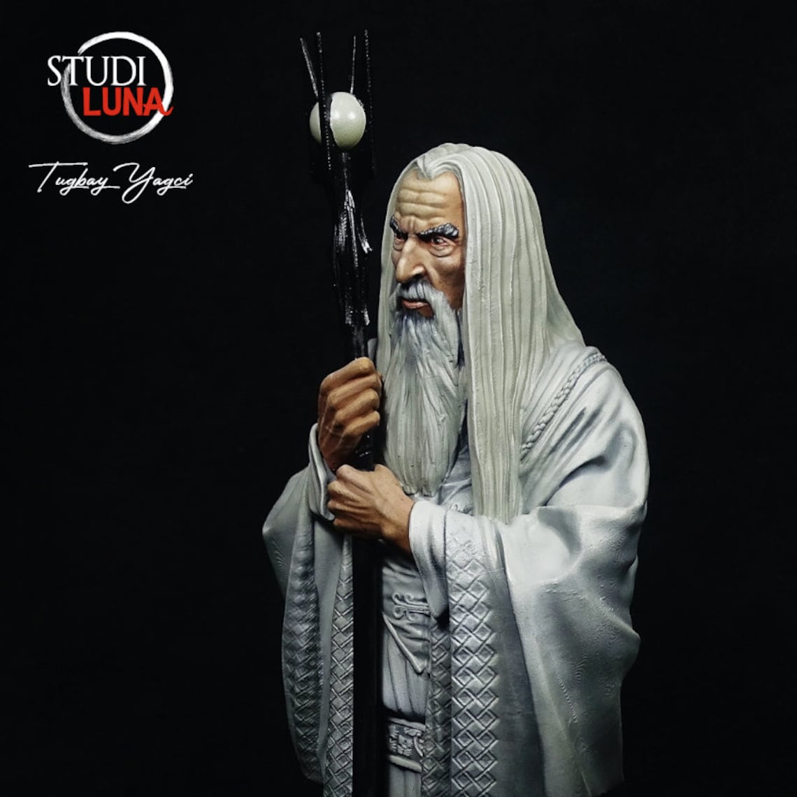 Saruman the White Hand-painted Collectible - Etsy