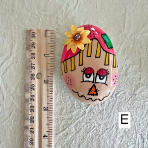 Funny Expression Scarecrow Painted Rocks, Fall/autumn Rocks, Goodie Bag ...