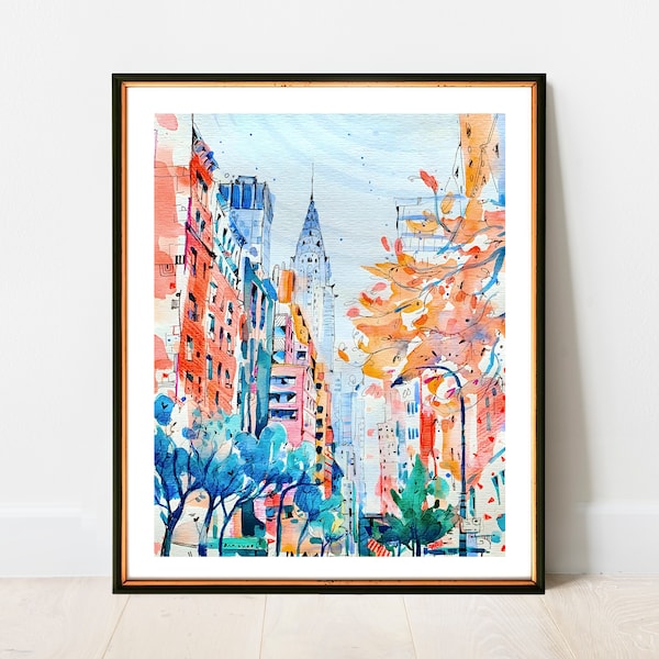 New York City Print - Etsy