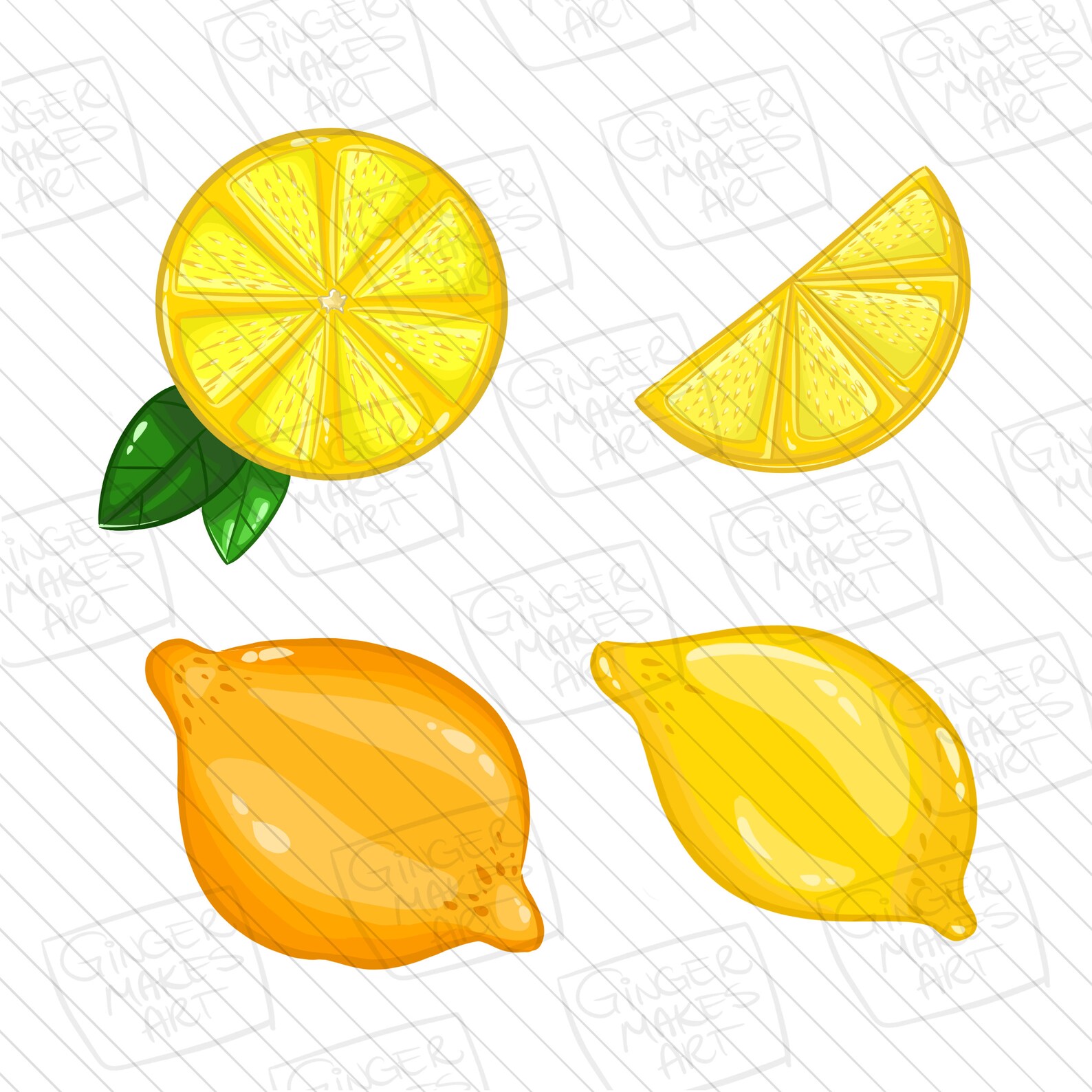 Lemon Arrangements Clipart, Fruit Clipart, Fruit Arrangement Clipart ...