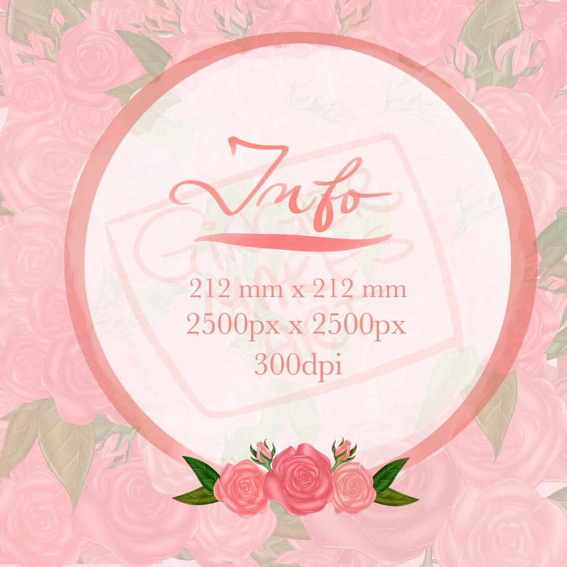 Roses Frames Clipart, Floral Frames Clipart, Roses Frames, Rose Clipart ...