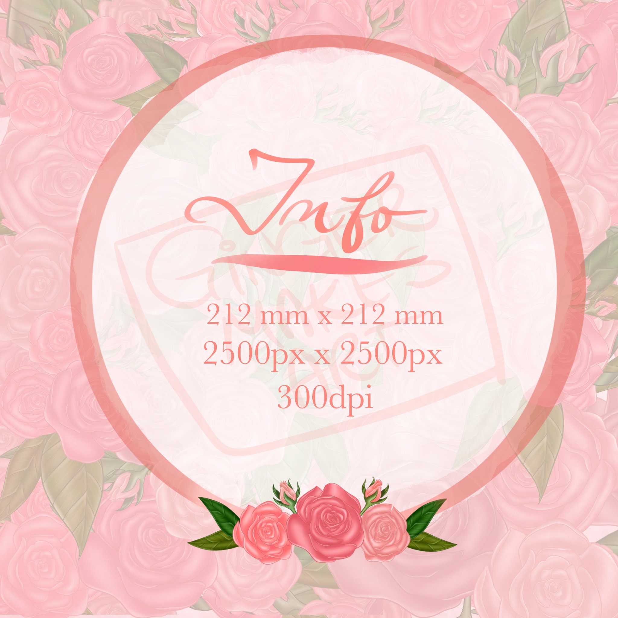 Roses Frames Clipart, Floral Frames Clipart, Roses Frames, Rose Clipart ...