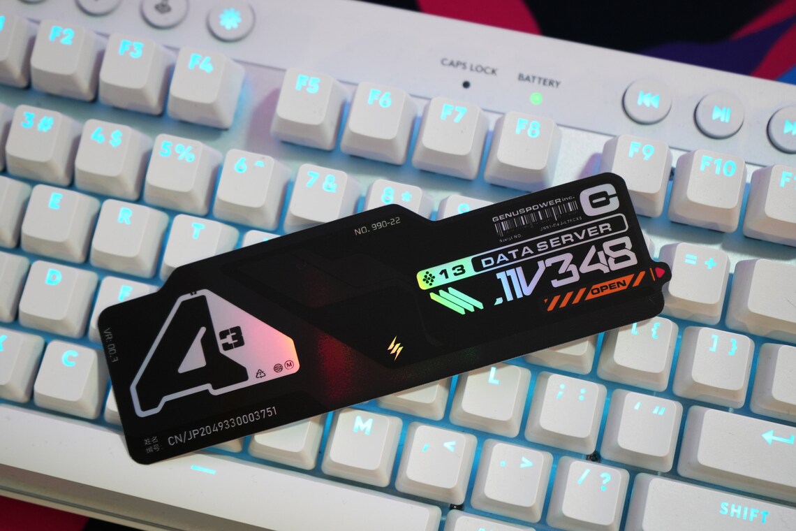 Futuristic Cyberpunk Decal Sticker Set 4pcs v3 - Etsy UK