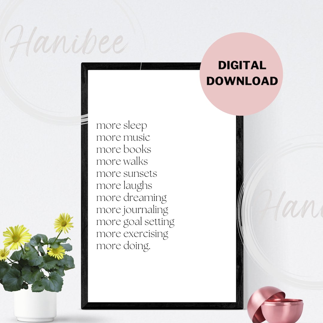 Poster Digital Art Print, Positive Digital Download, Digital Prints ...