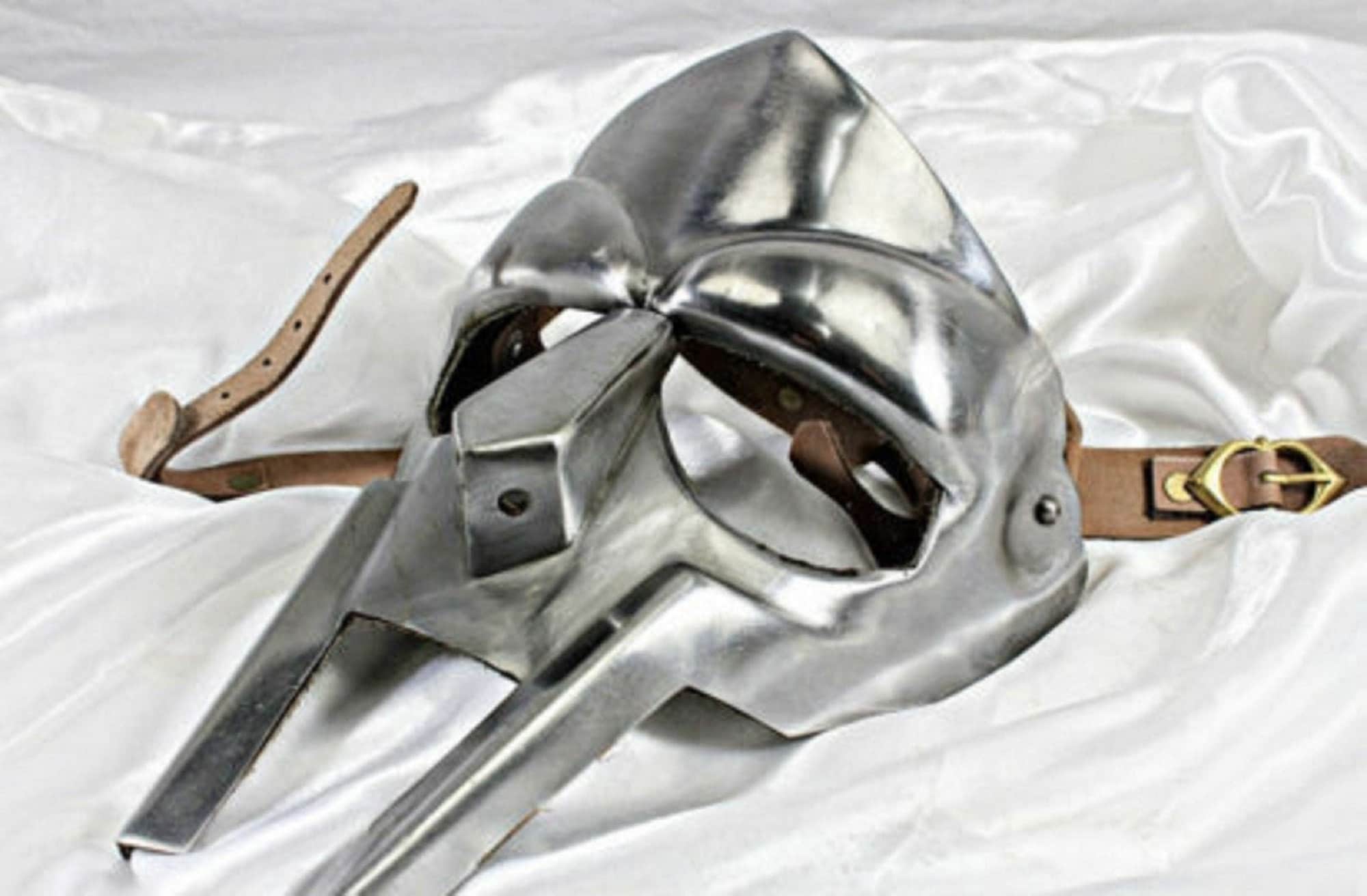 Militaria MF Doom Gladiator Mask Mad Villain Mild Steel Face Armour ...