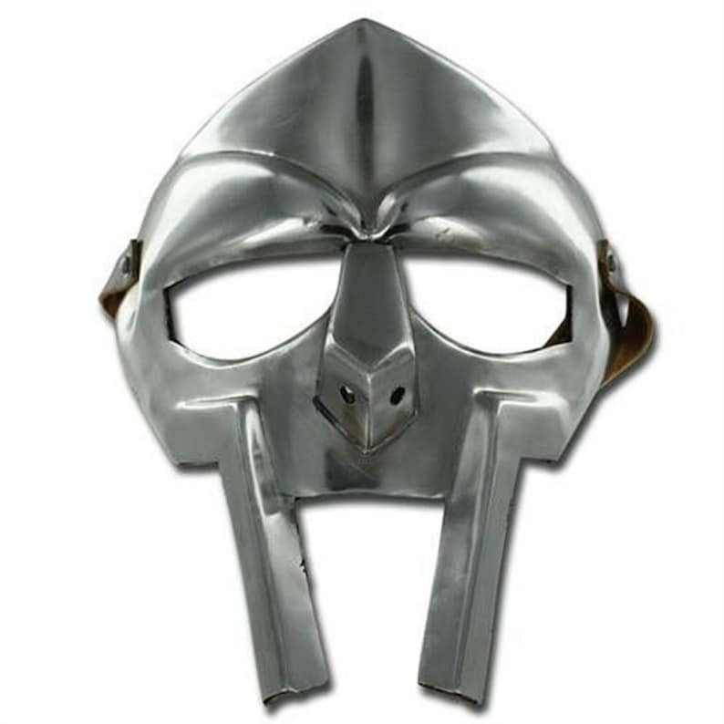 Medieval MF Doom Gladiator Mask Mad-villain 18g Mild Steel - Etsy