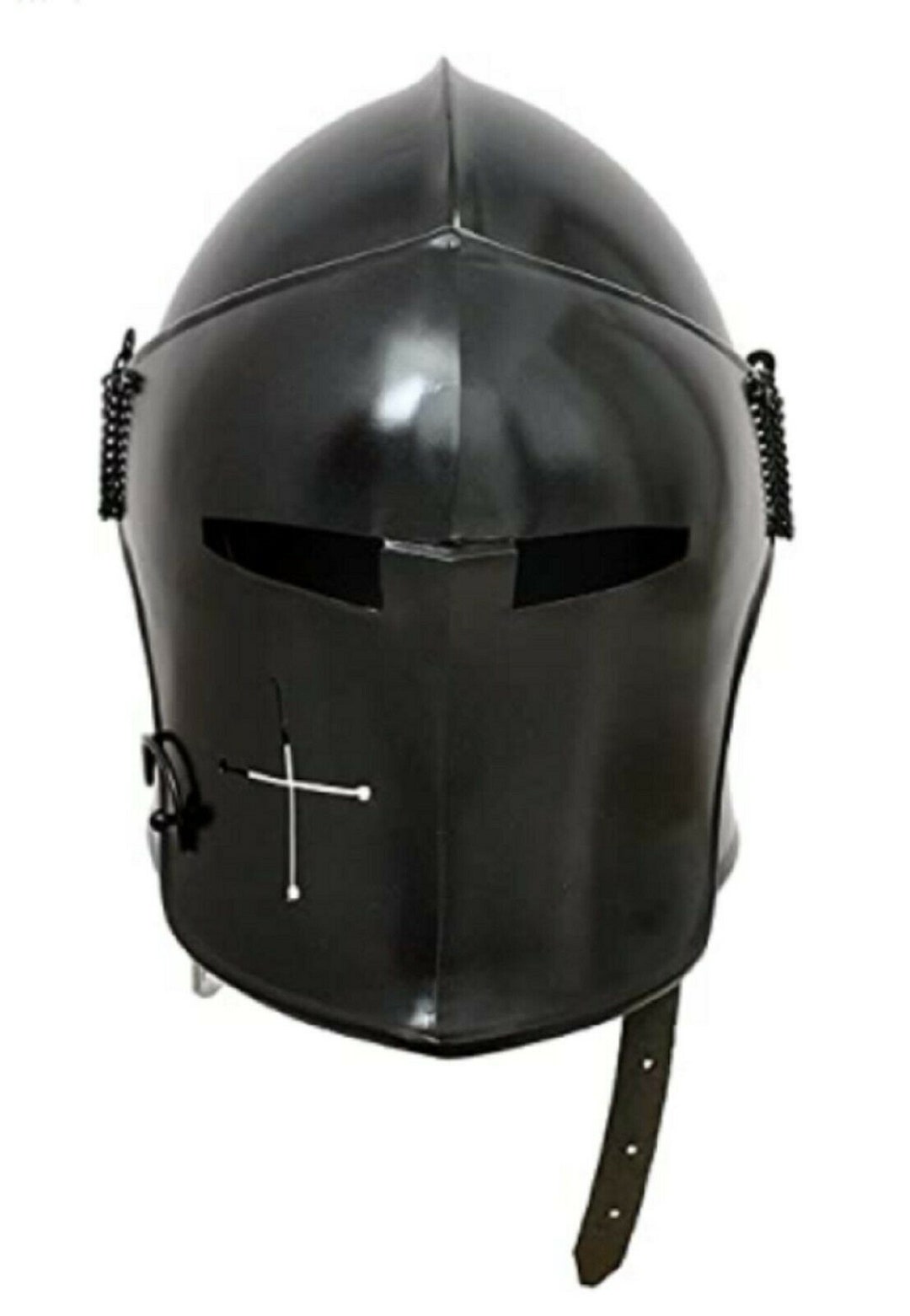 Black GREAT BARBUDA Knight Halloween Helmet Fully Functional - Etsy