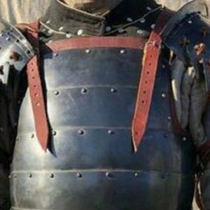 Steel Medieval Knight Warrior Japanese Half Body Armor With Cuirass ...