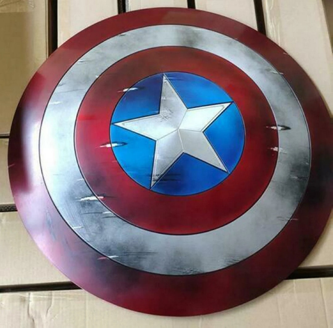 Marvels Legend Captain America Shield Avengers Metal Prop Shield ...