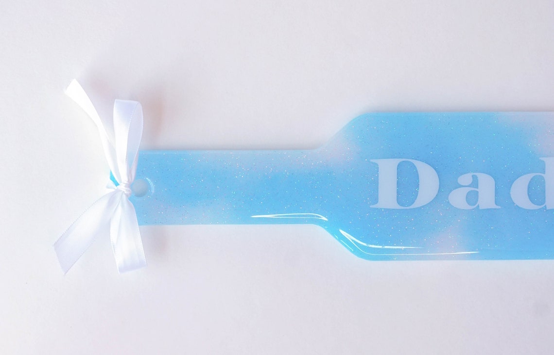 Daddy Paddle Bdsm Paddle Resin Paddle Pastel Spanking Etsy