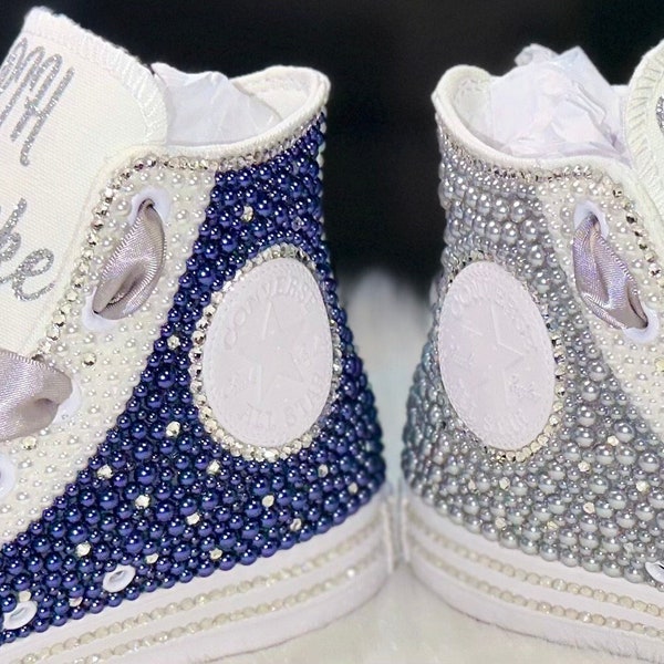 Bling Converse - Etsy