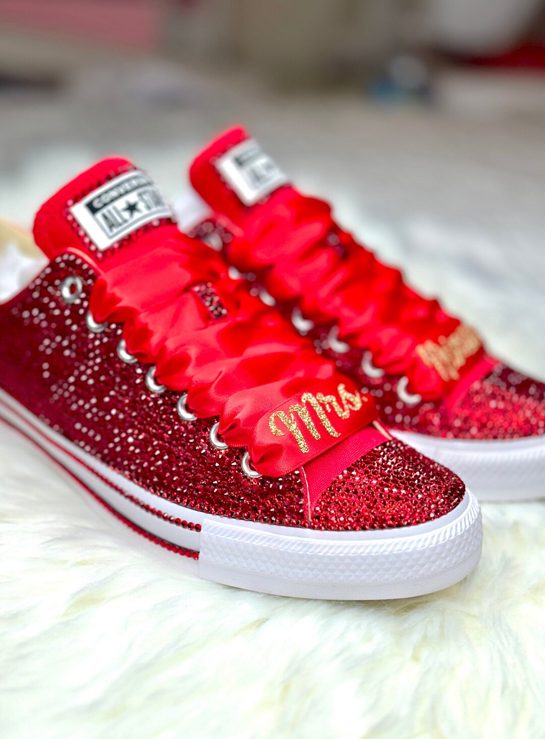 Bling Converse, Birthday Converse, Chucks and Pearls, Wedding Converse ...