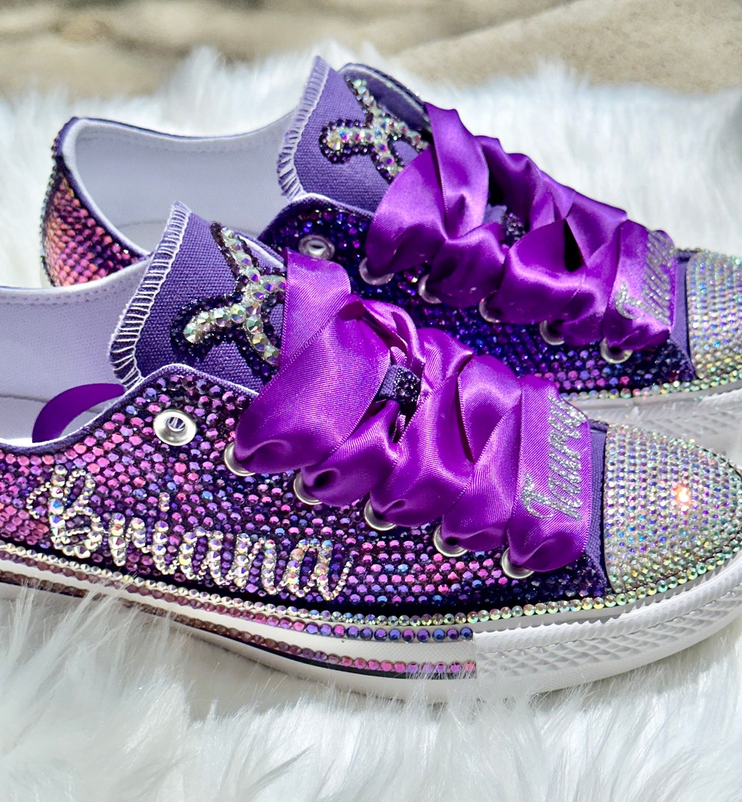 Bling Converse, Birthday Converse, Chucks and Pearls, Wedding Converse ...